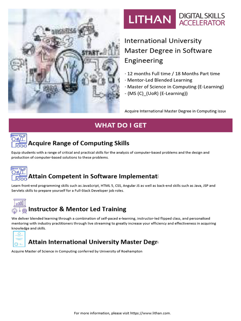 Master Degree in Computing at Univ. Roehampton, UK | PDF | Computer Programming | Databases