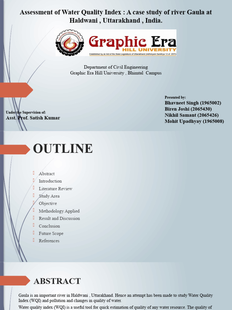 Gaula River Water Quality Study | PDF | Water Quality | Water