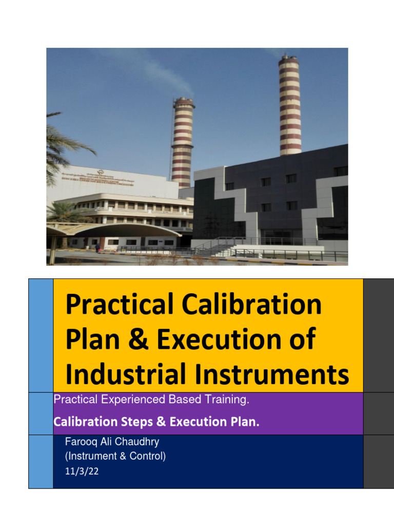 Practical Calibration Plan & Execution of Field Instrument | PDF | Calibration | Pressure ...