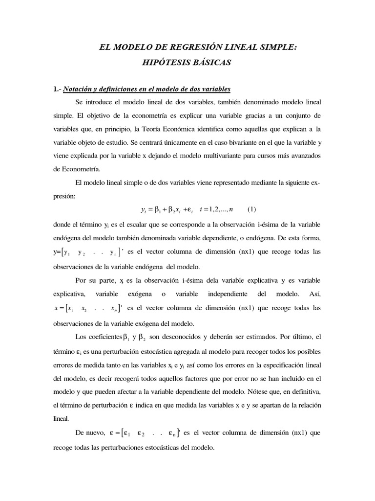 Mrls 1 | PDF | Regresión lineal | Econometría