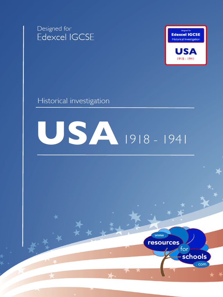 IGCSE Edexcel USA 1918 41 Notes Preview | PDF | United States Congress ...
