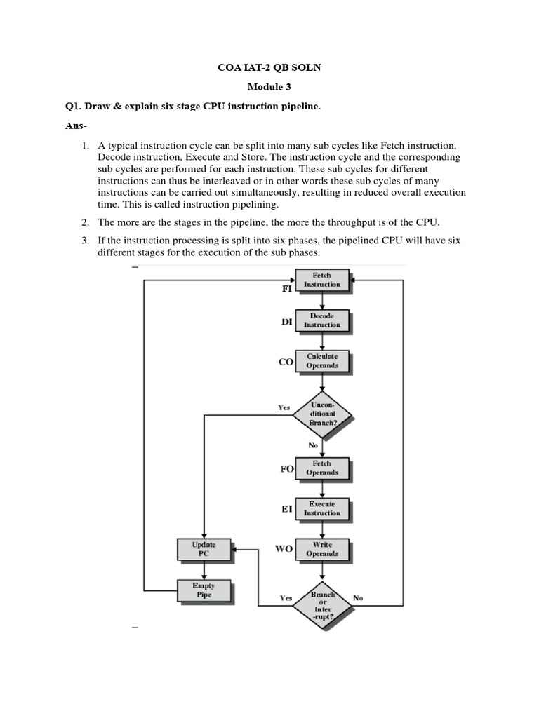 Coa Iat-2 QB Soln | PDF | Computer Data Storage | Cpu Cache Coa Iat-2 QB Soln | PDF | Computer Data Storage | Cpu Cache