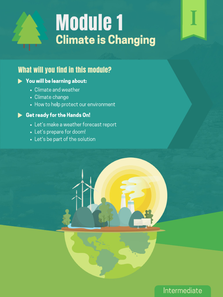 Intermediate Module 1 - Climate Is Changing | PDF | Climate Change ... Intermediate Module 1 - Climate Is Changing | PDF | Climate Change ...