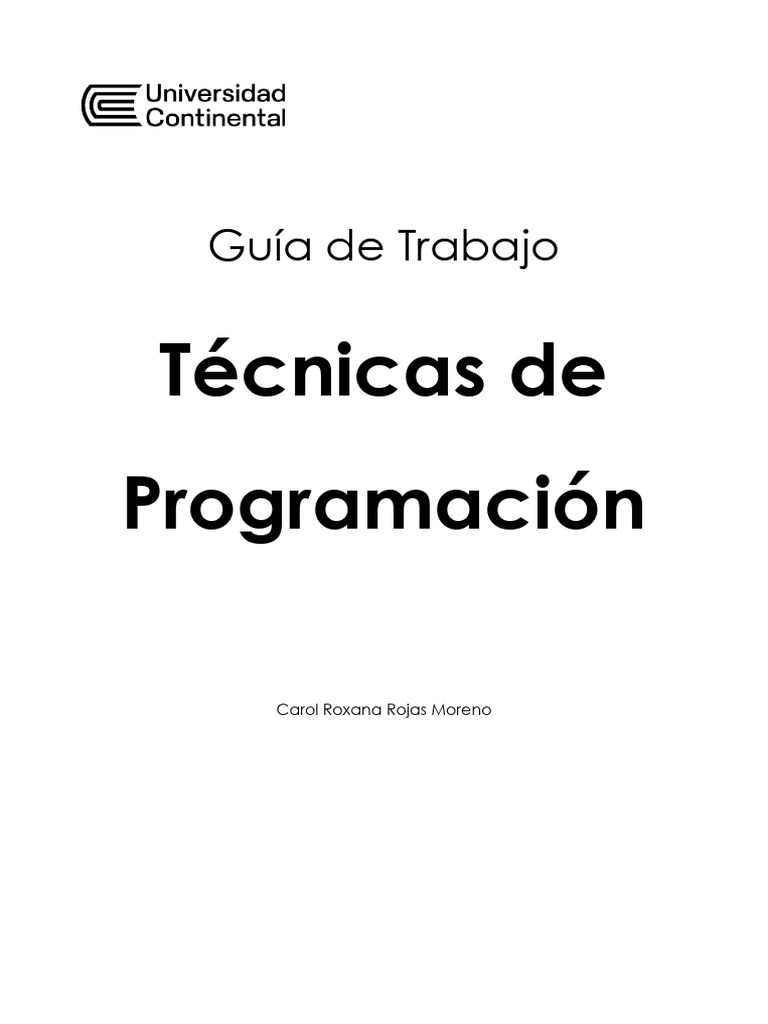 Guia de Trabajo - 2024-TP | Descargar gratis PDF | Programa de computadora | Programación
