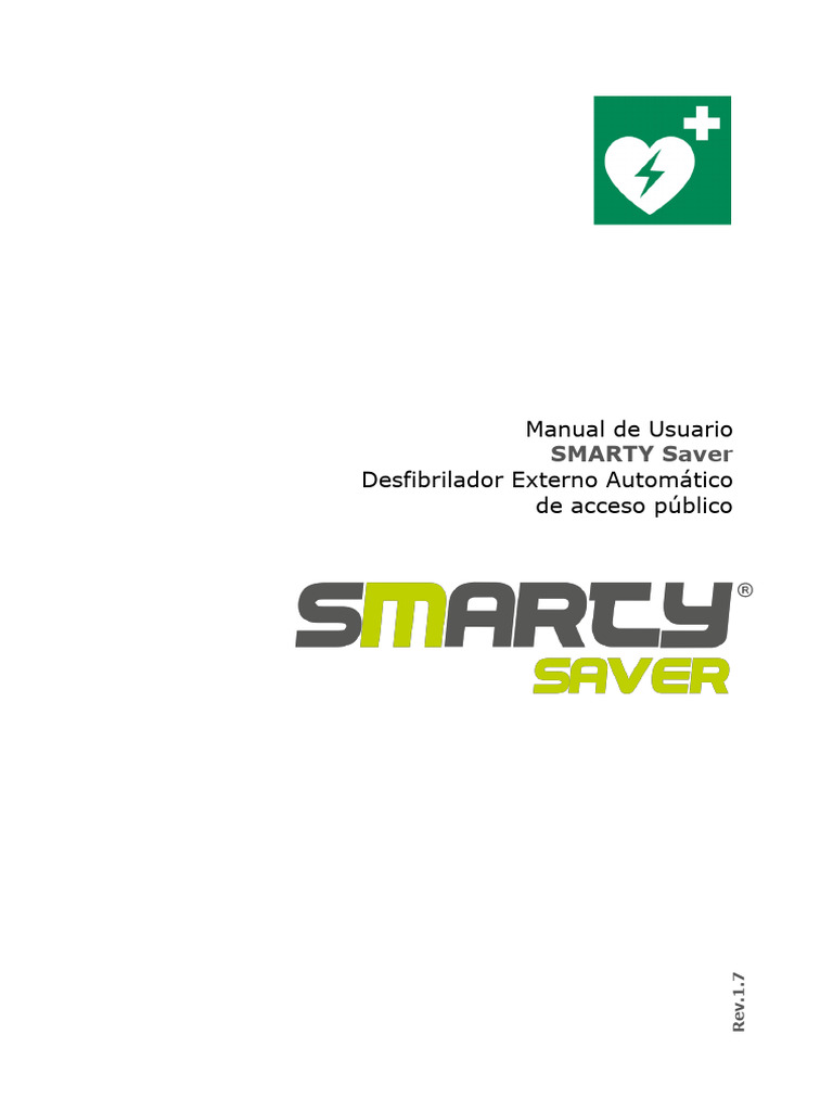 Manual de Uso de DEA SMARTY | PDF | Reanimación cardiopulmonar ...