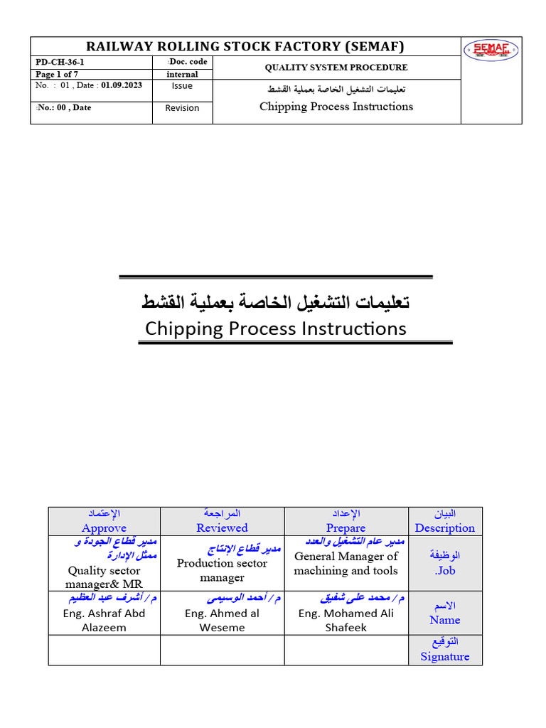 PD-CH-36-Iتعليمات تشغيل المقاشط chaping machines | PDF