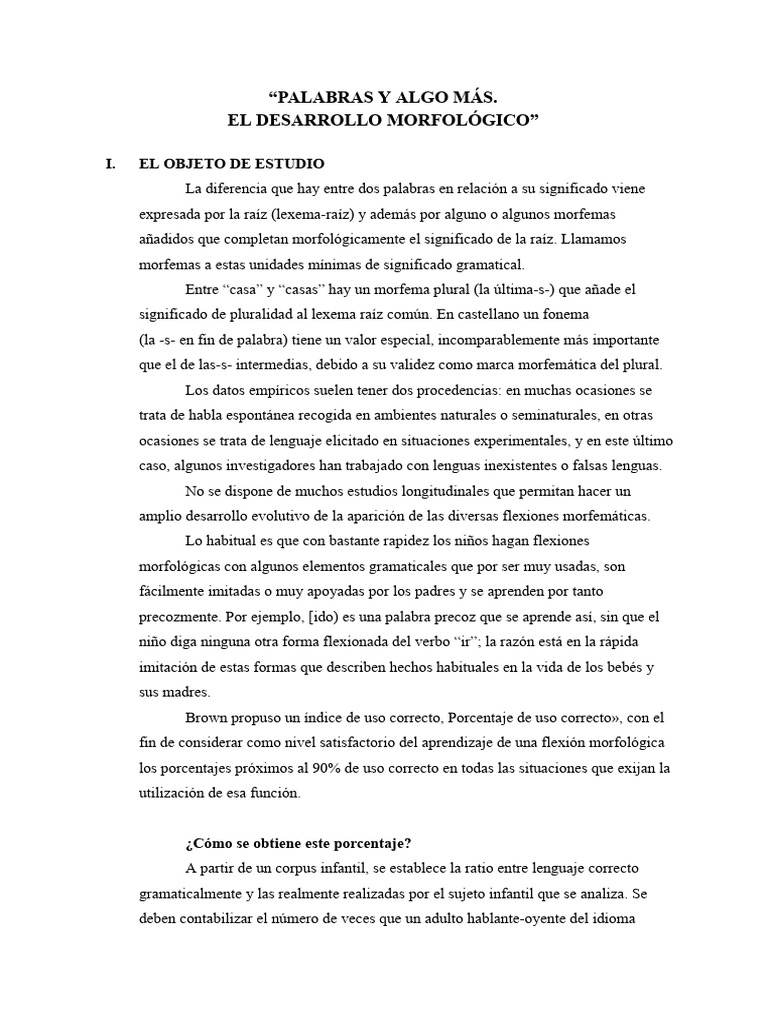 "Palabras y Algo Más | Descargar gratis PDF | Palabra | Verbo