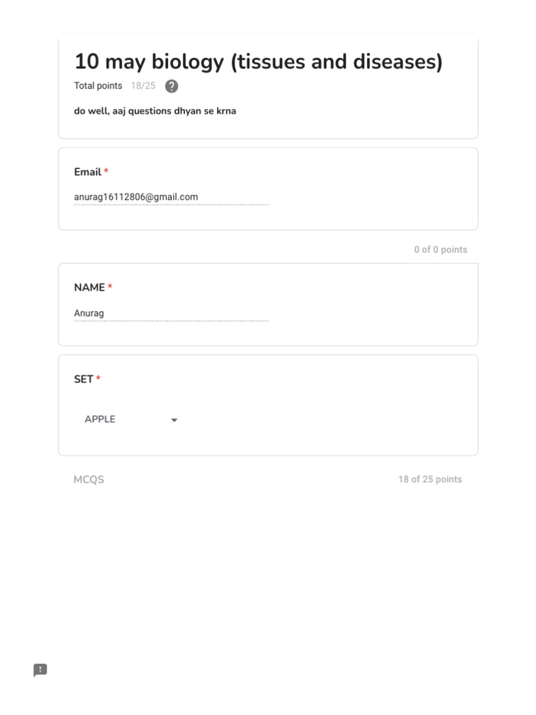 10 May Biology (Tissues and Diseases) | PDF | Tissue (Biology ...