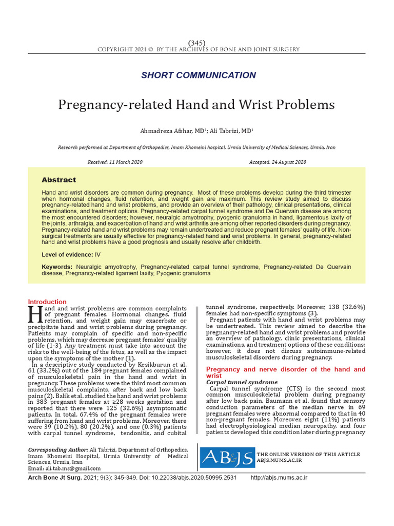 Cts Pada Kehamilan Download Free Pdf Pregnancy Thumb