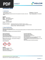 Cement Material Safety Data Sheet | PDF | Cement | Waste