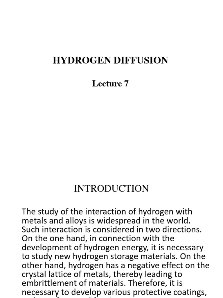 Lecture 7 Pdf Diffusion Crystal Structure