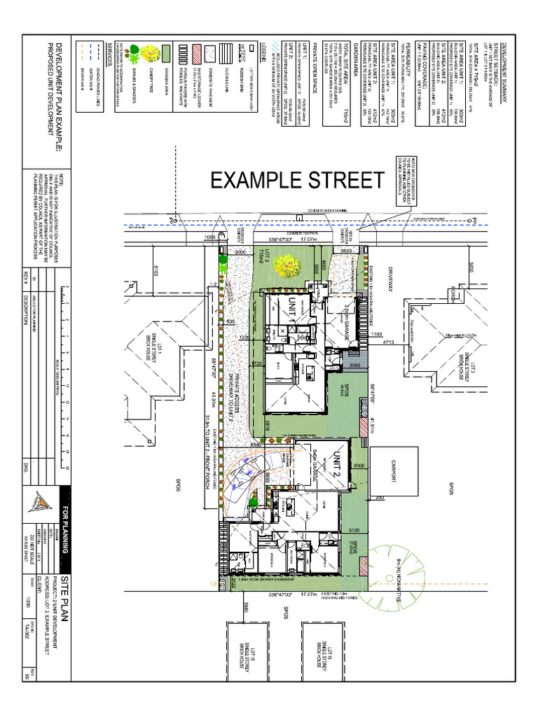 Site Plan Example Dwelling | PDF