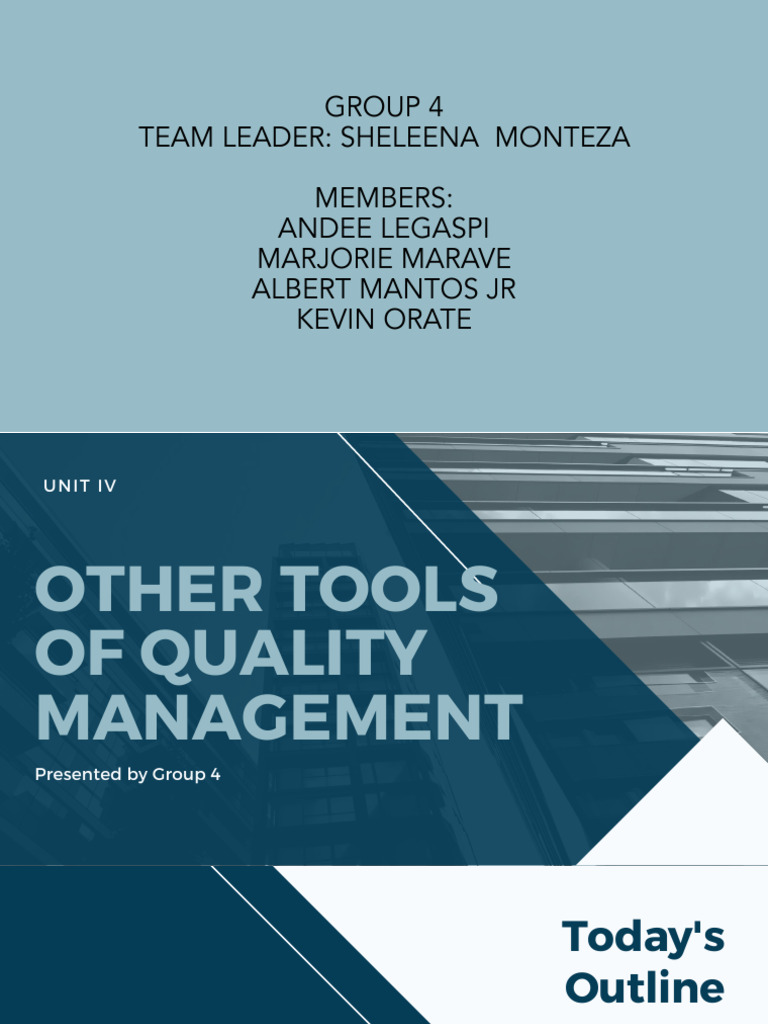 Tools of Quality Management | PDF | Quality Management | Analysis