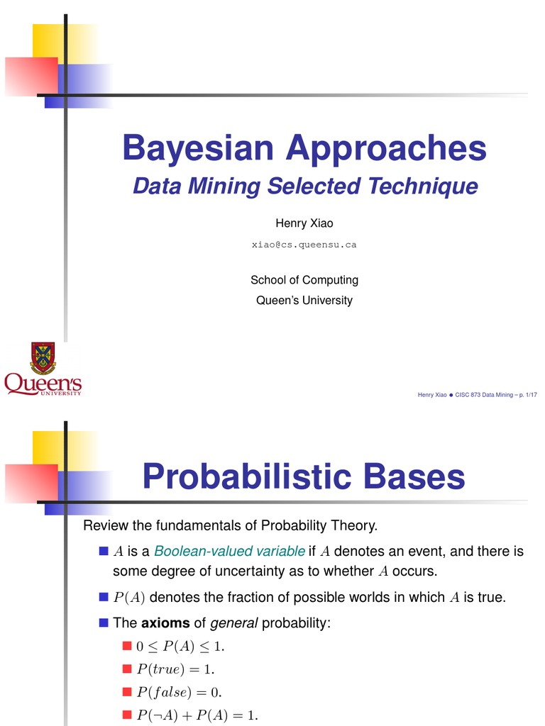 Bayes | PDF | Bayesian Network | Bayesian Inference