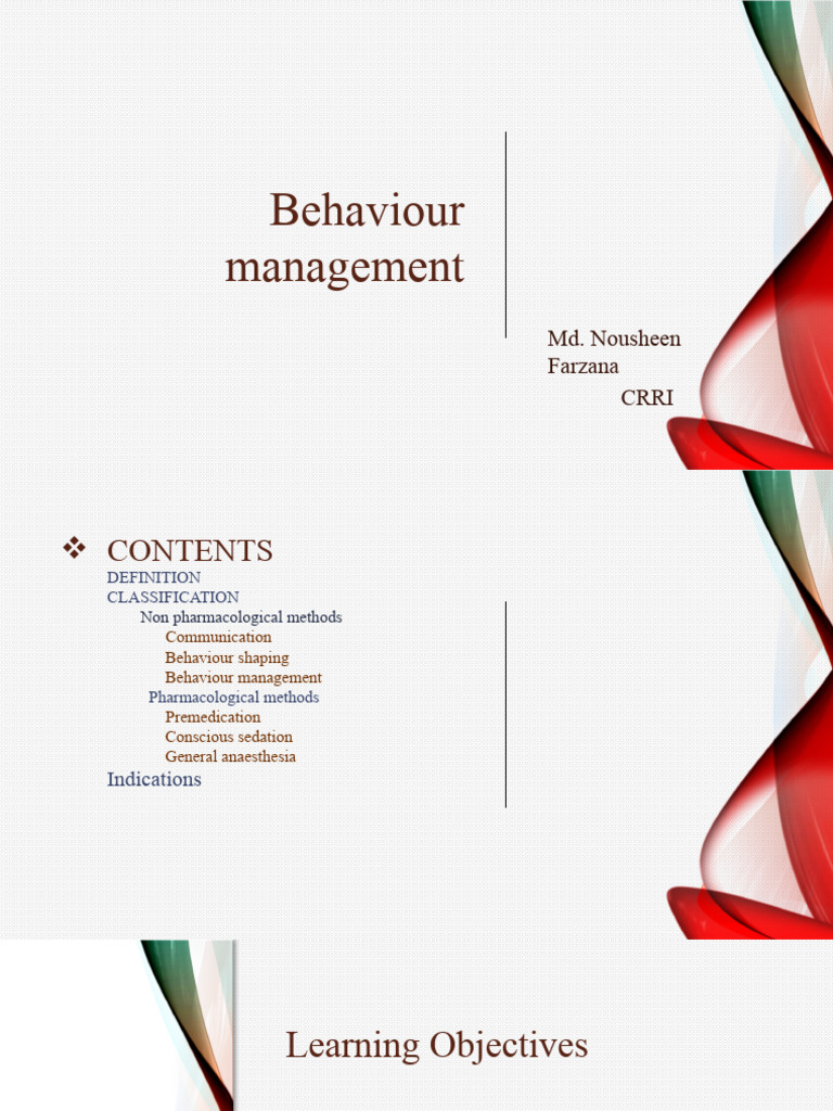 Behaviour Management | PDF | Behavior Modification | Psychological Concepts