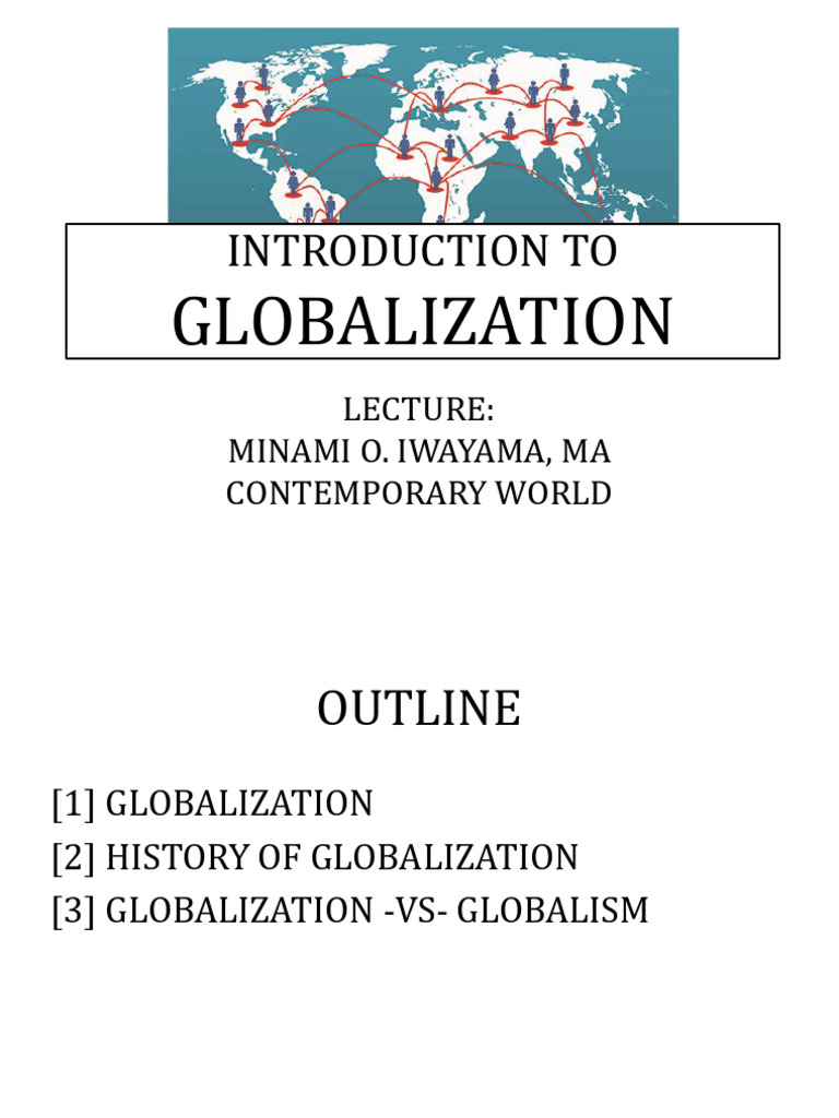INTRODUCTION TO GLOBALIZATION | PDF | Globalization | Economies