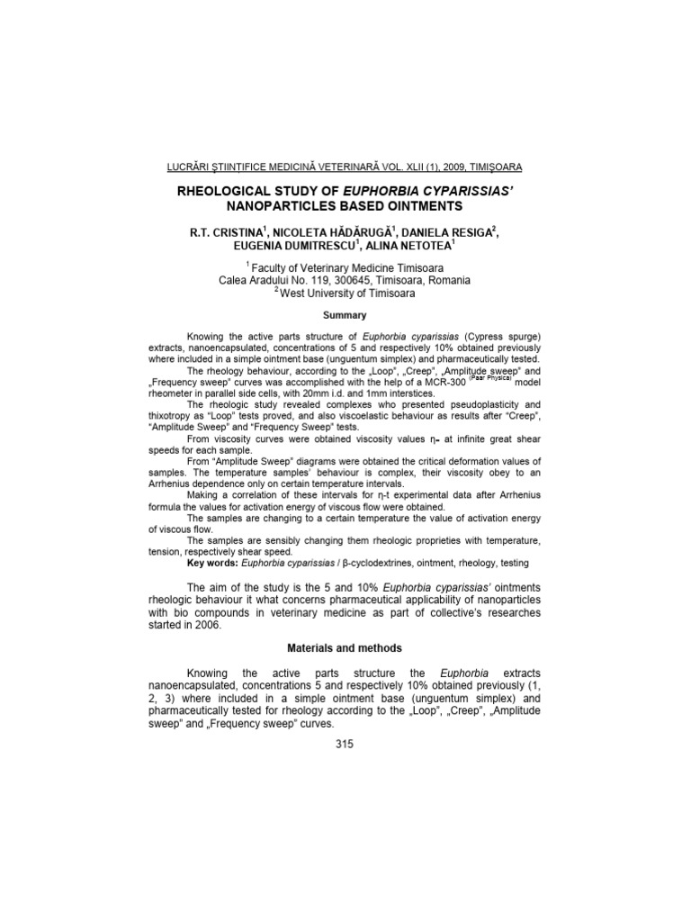 Rheological Study | PDF | Viscosity | Viscoelasticity