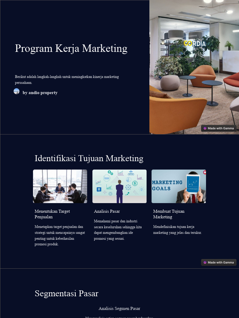 Rencana Kerja Program Marketing Efektif | PDF | Bisnis