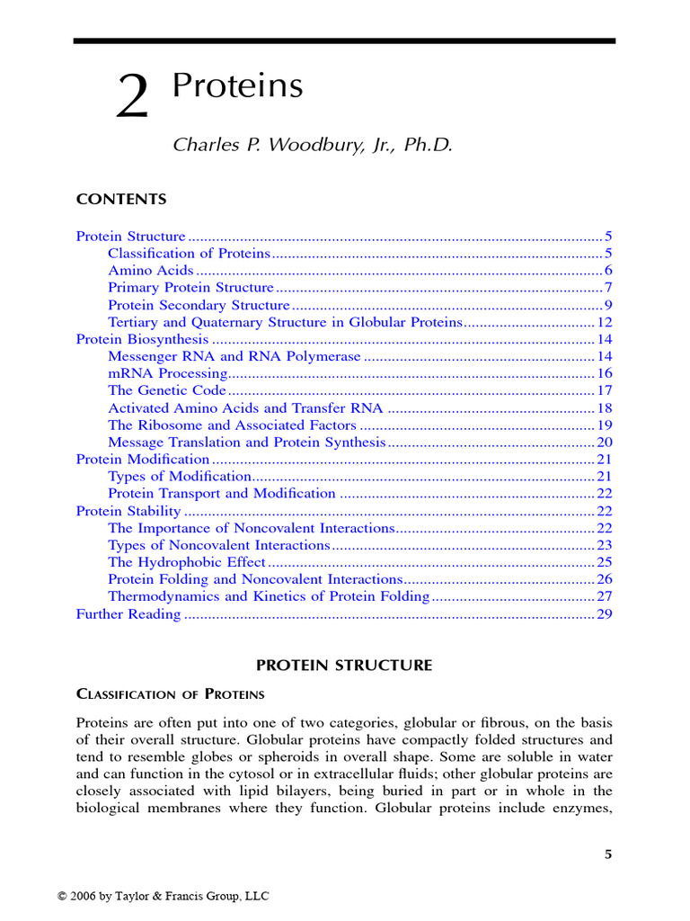 Chapter 02 Proteins | PDF | Rna | Directionality (Molecular Biology)