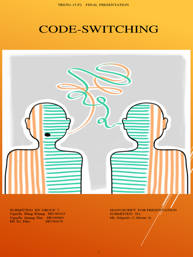 Complete manuscript of code-switching | Download Free PDF ...