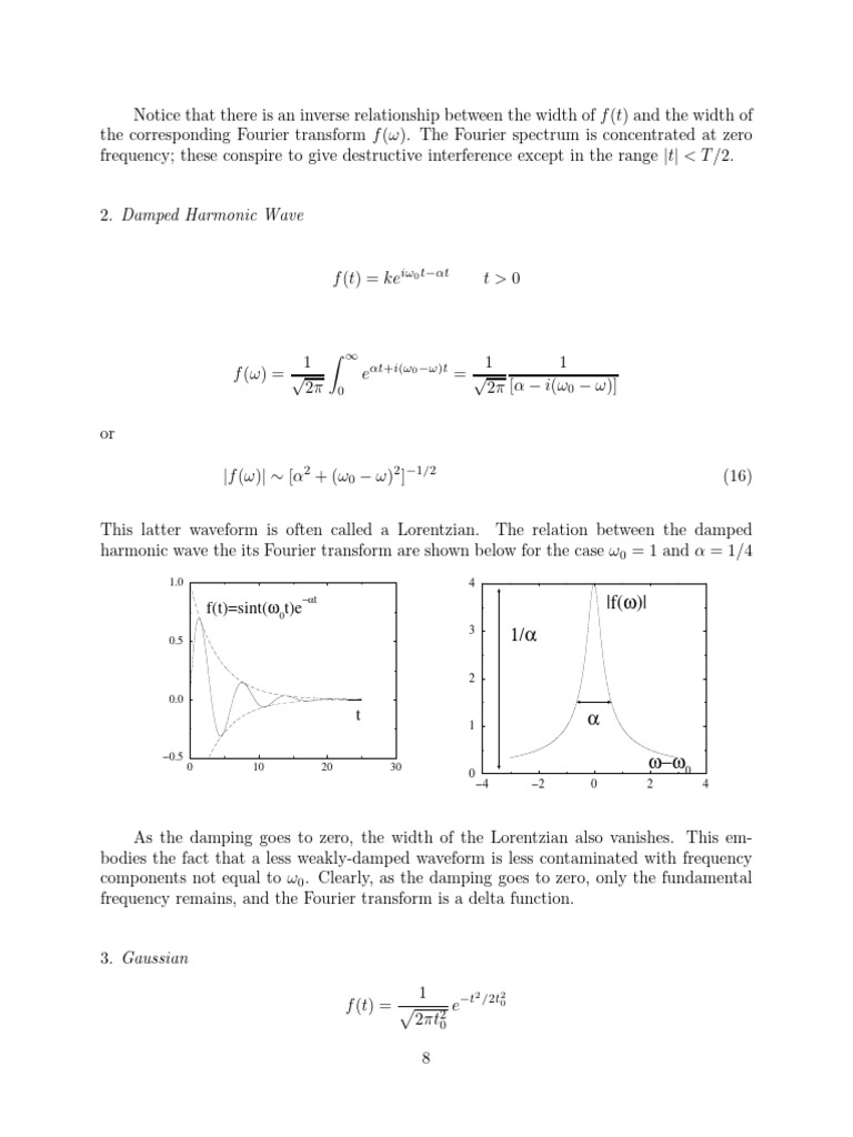 Fourier 04 | PDF | Fourier Transform | Waves