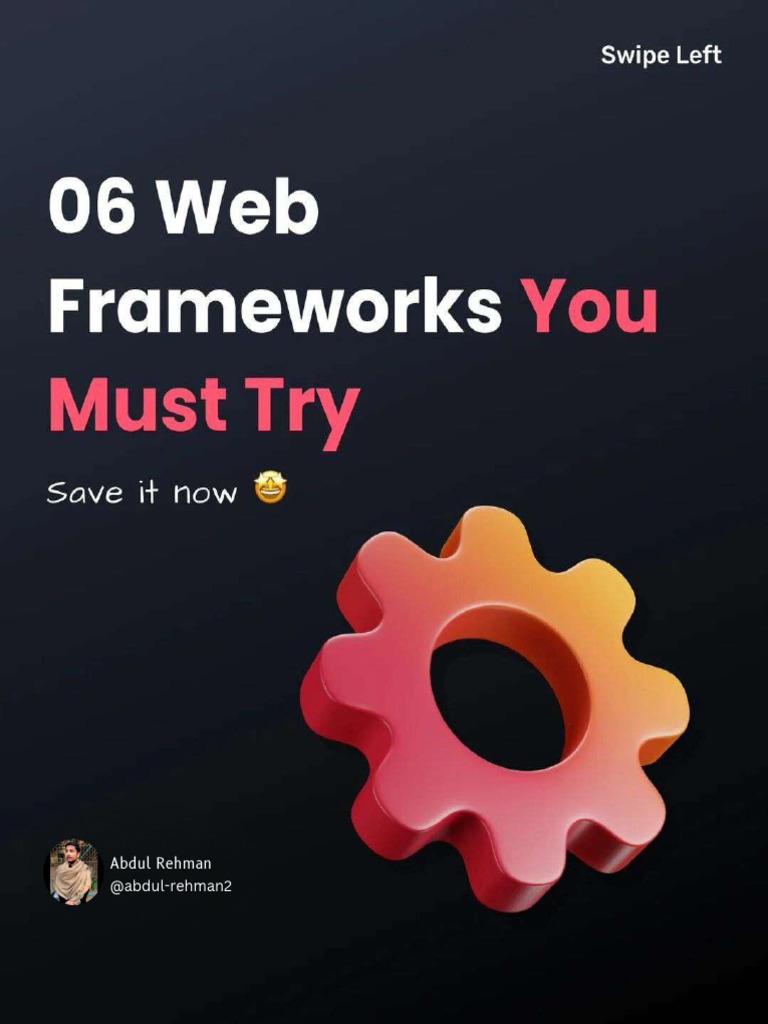 Awesome Web Frameworks | PDF