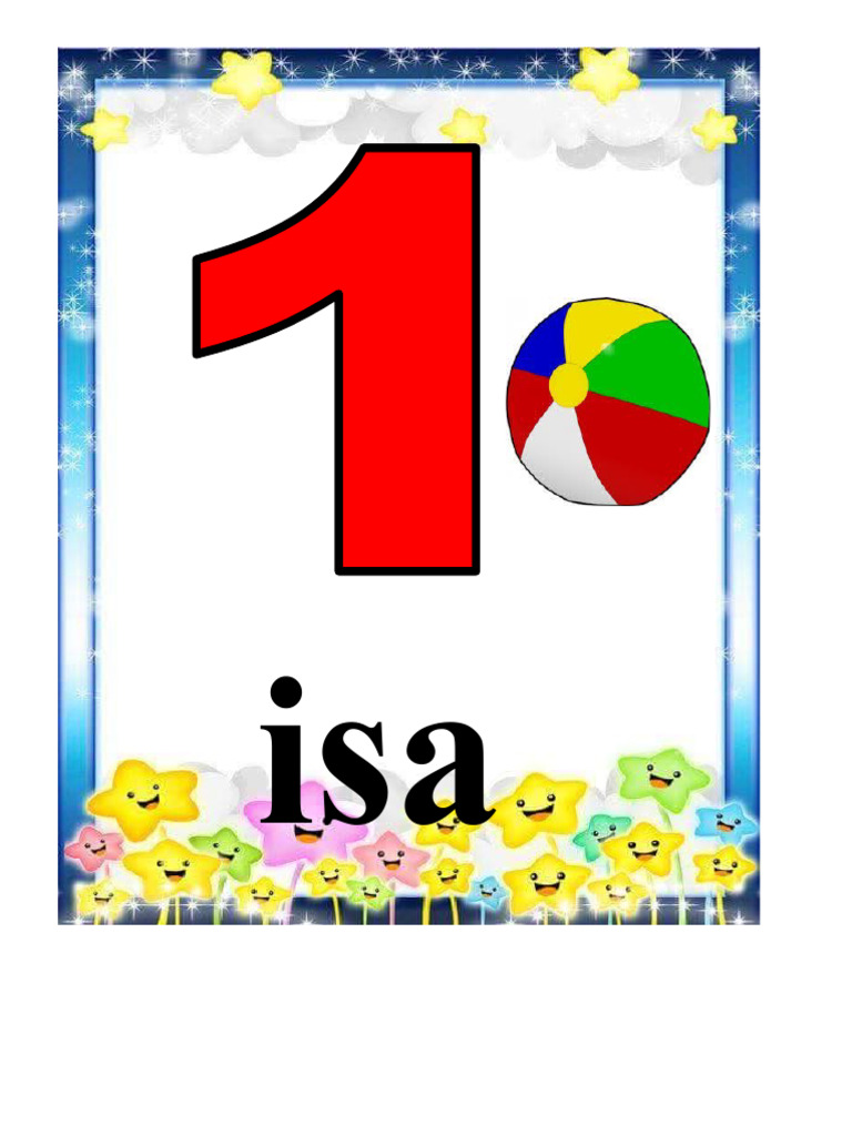 flash card numbers | PDF