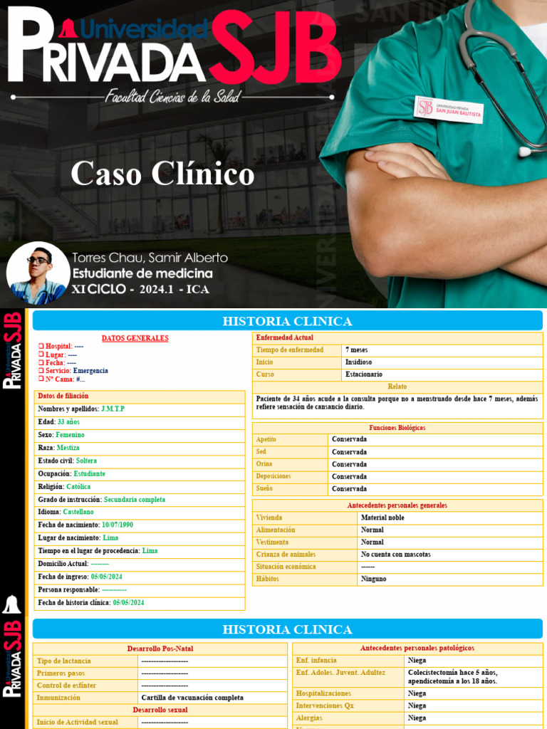 ABP - Amenorrea | PDF | Examen físico | Medicina