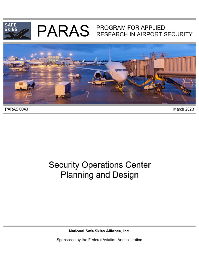 PARAS - Security Operations Center Planning and Design | PDF | Human ...