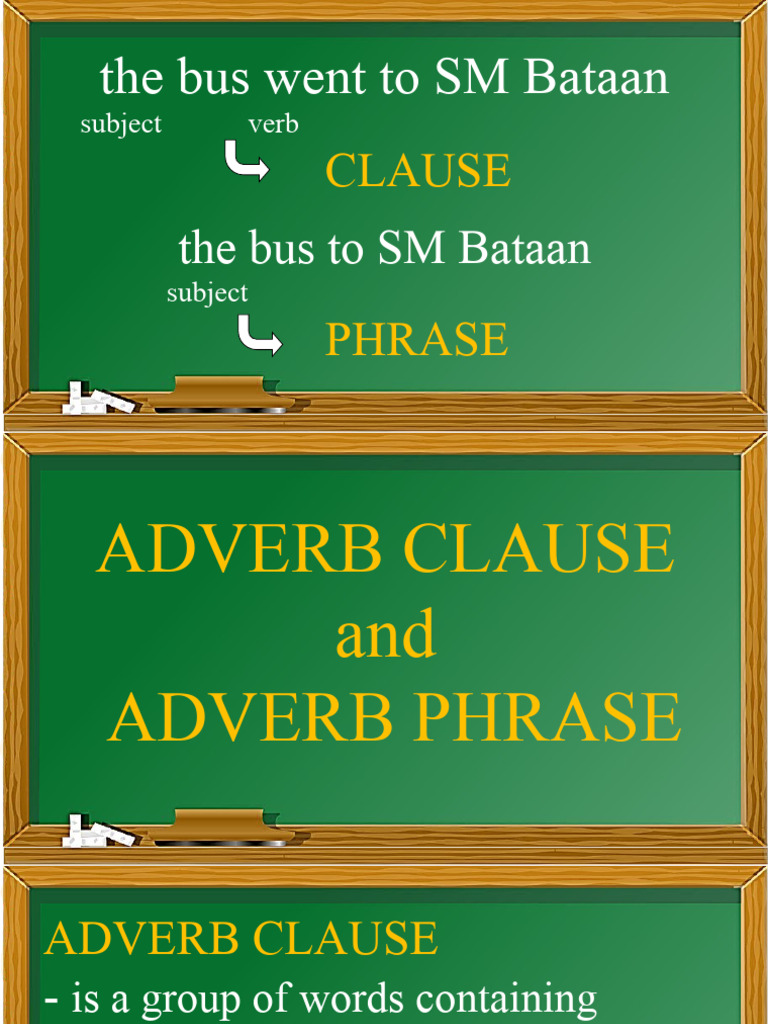 Adverb Clause | PDF | Adverb | Preposition And Postposition