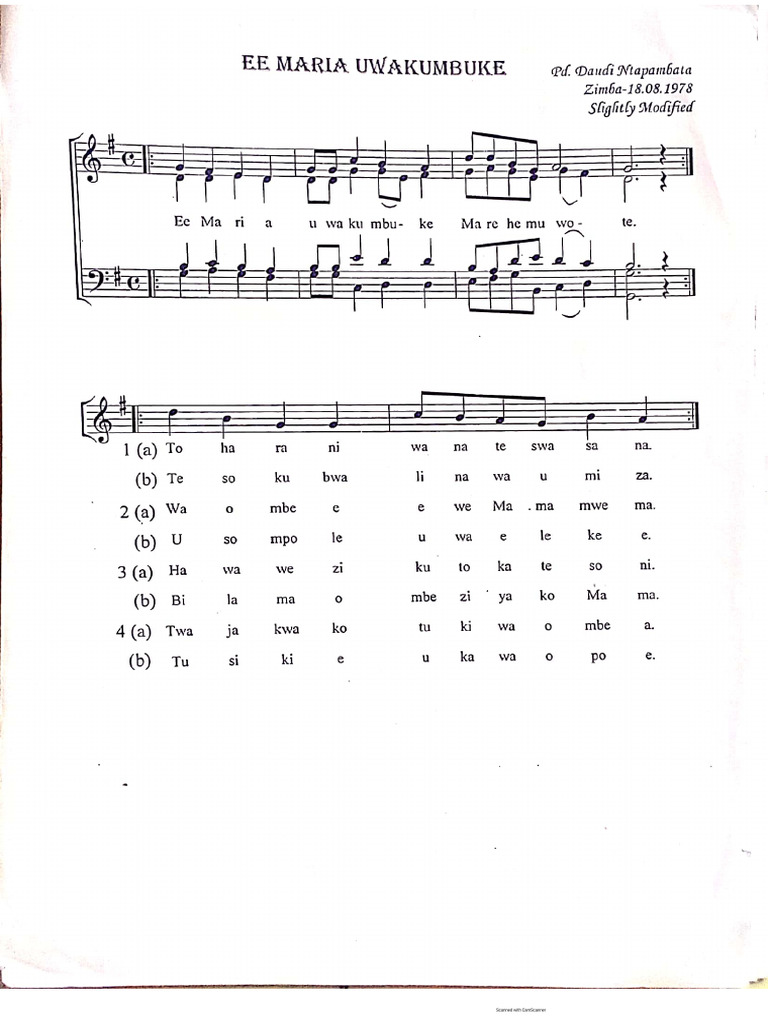 Nyimbo Za Maombolezo Msiba | PDF