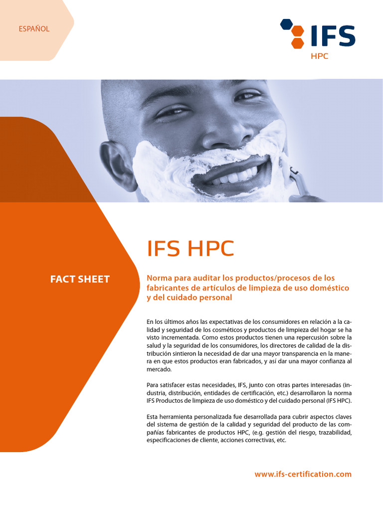 IFS Factsheet HPC 2016 ESP 0609 AS | PDF | Calidad (comercial ...
