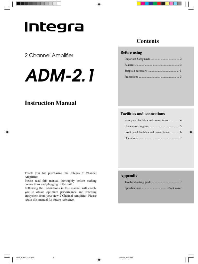 Onkyo A DM 2im Instruction Manual | Download Free PDF | Ac Power Plugs ...