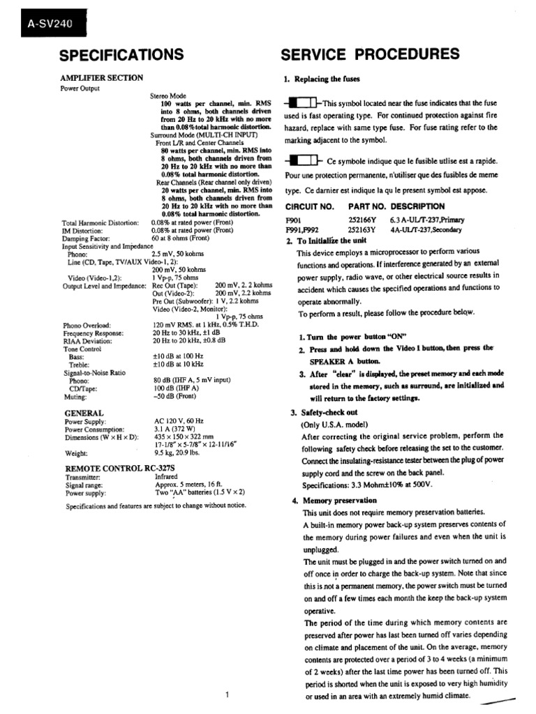 Onkyo-A-cf23-Service-Manual | PDF