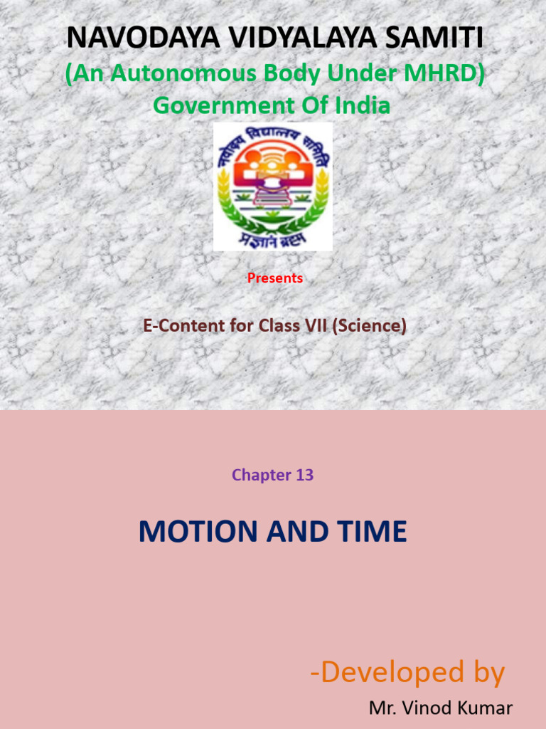 CH 13 Motion Time 3 Activities | PDF | Pendulum | Oscillation