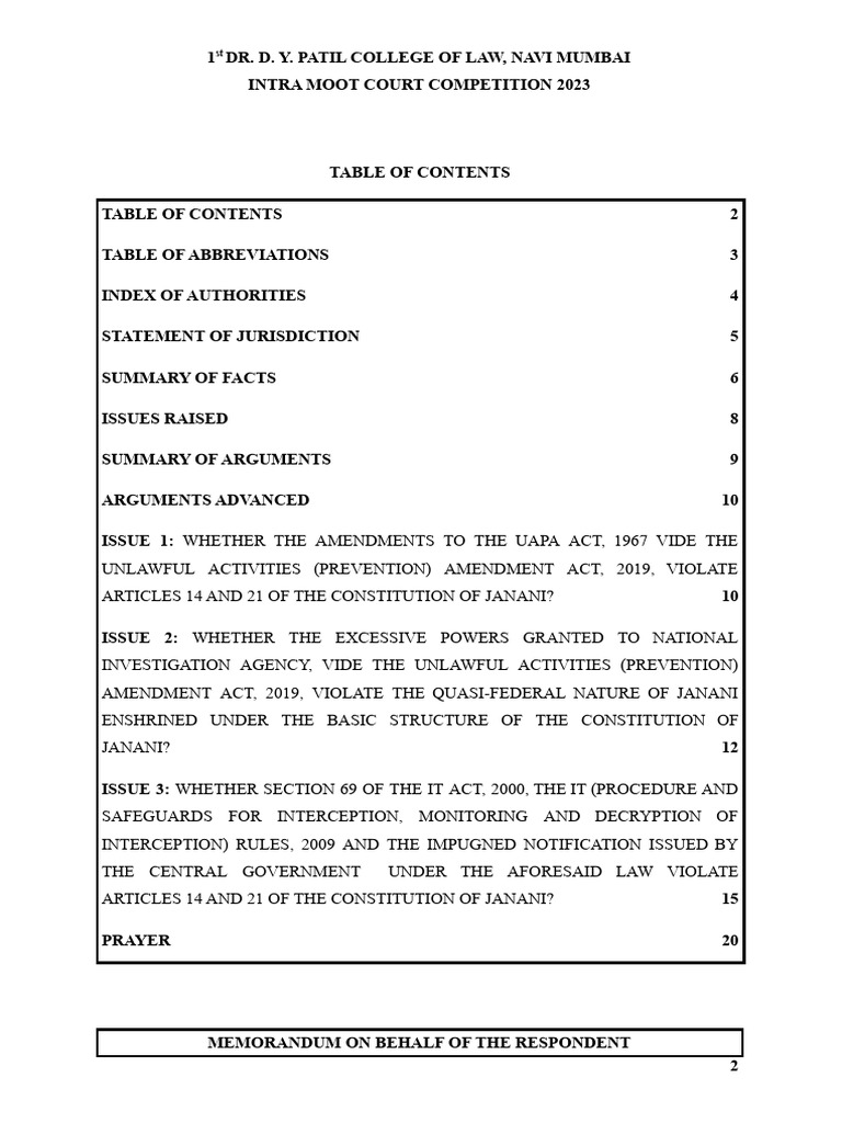 Respondent 2 20 | PDF | Right To Privacy | Privacy