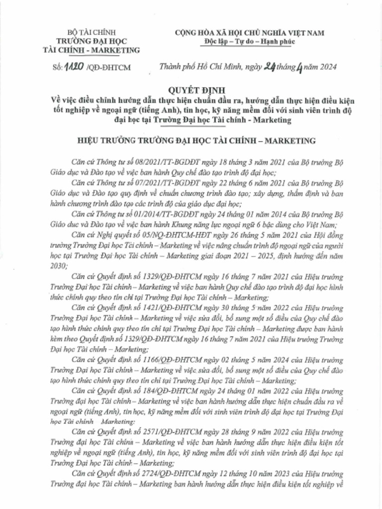 20240525-1120-QD - Ie U-Chi Nh-Hu o Ng-Da N-Thu C-Hie N-Chua N - A U-Ra | PDF