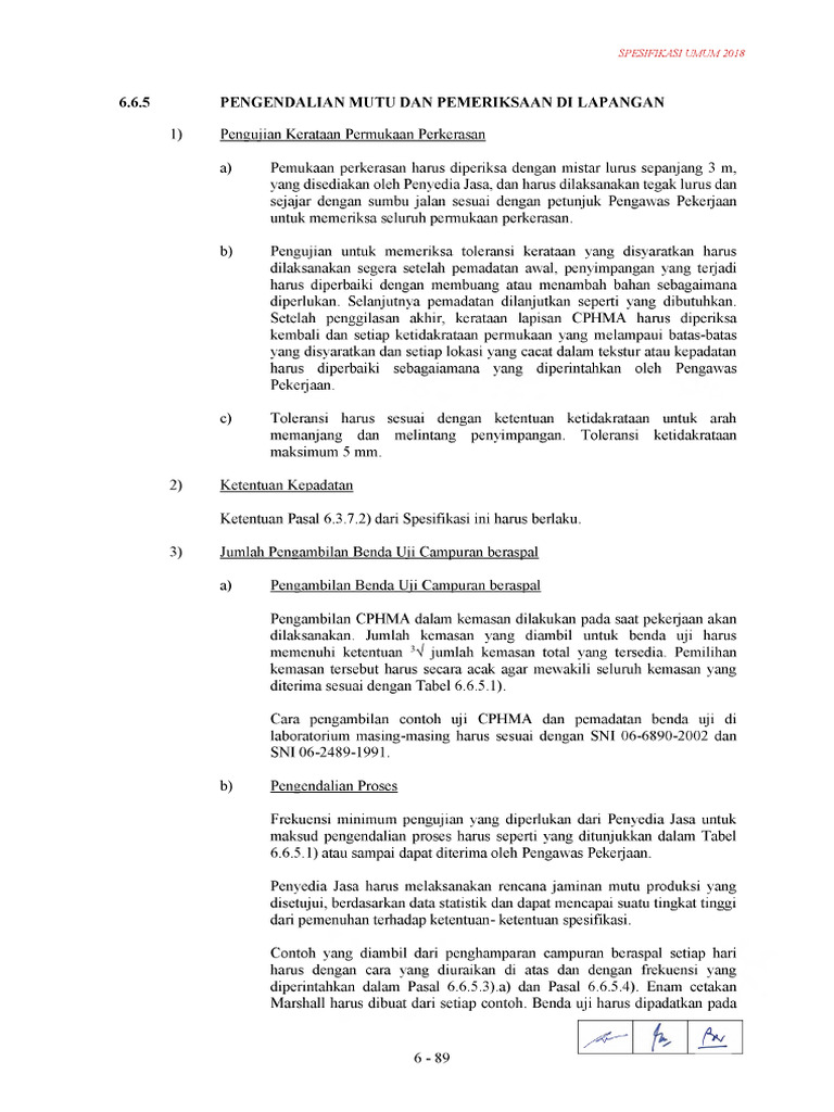 6.6 Cara pengambilan sample CPHMA (SPEK 2018) | PDF