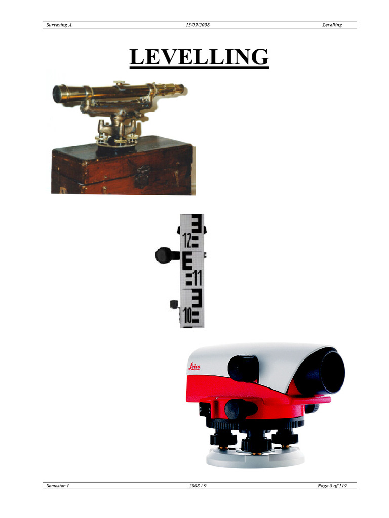 Levelling Notes | Download Free PDF | Metrology | Surveying