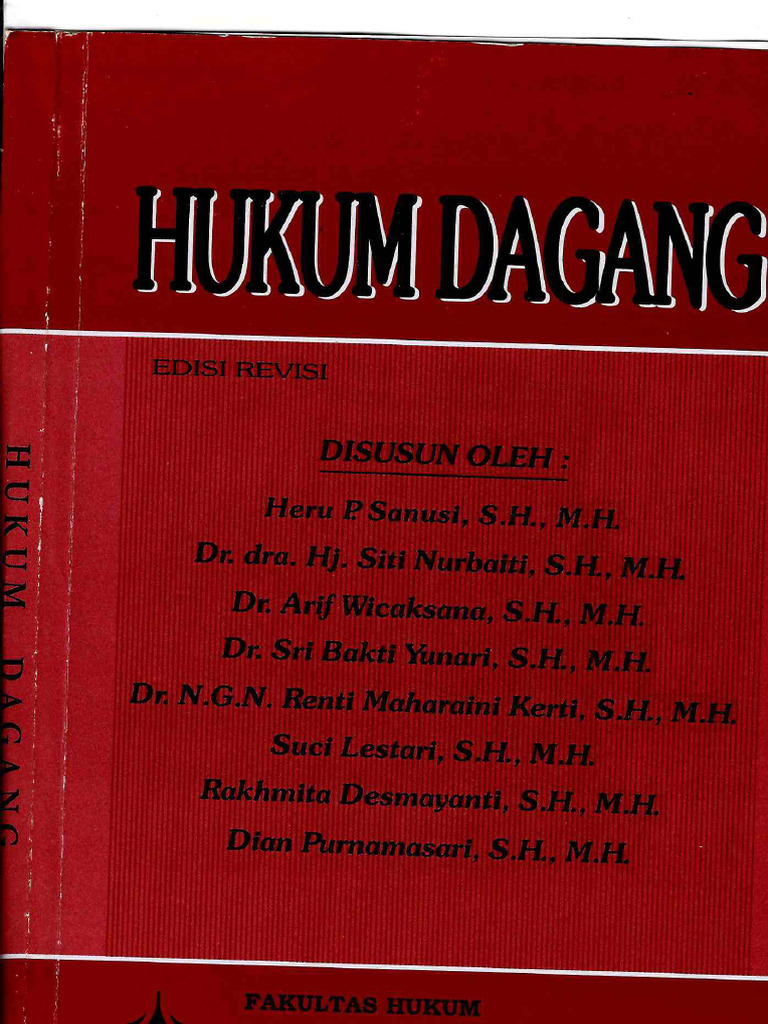 Buku Hukum Dagang | PDF