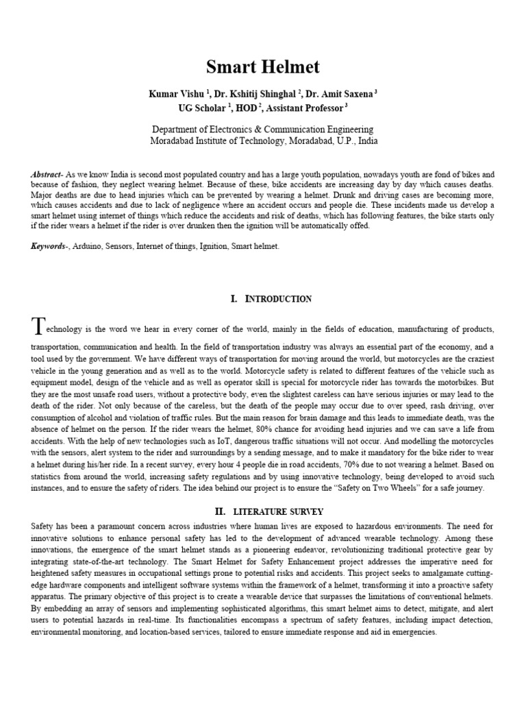 IJSRP Paper Submission Format Single Column | PDF | Motorcycle | Safety