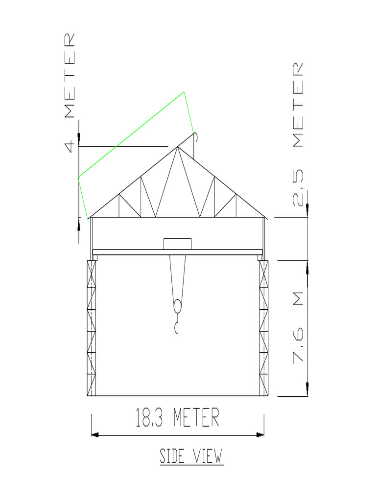 Layout of Truss-Model | PDF