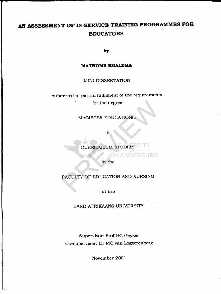 Inset 2001 Pdf Teachers Qualitative Research