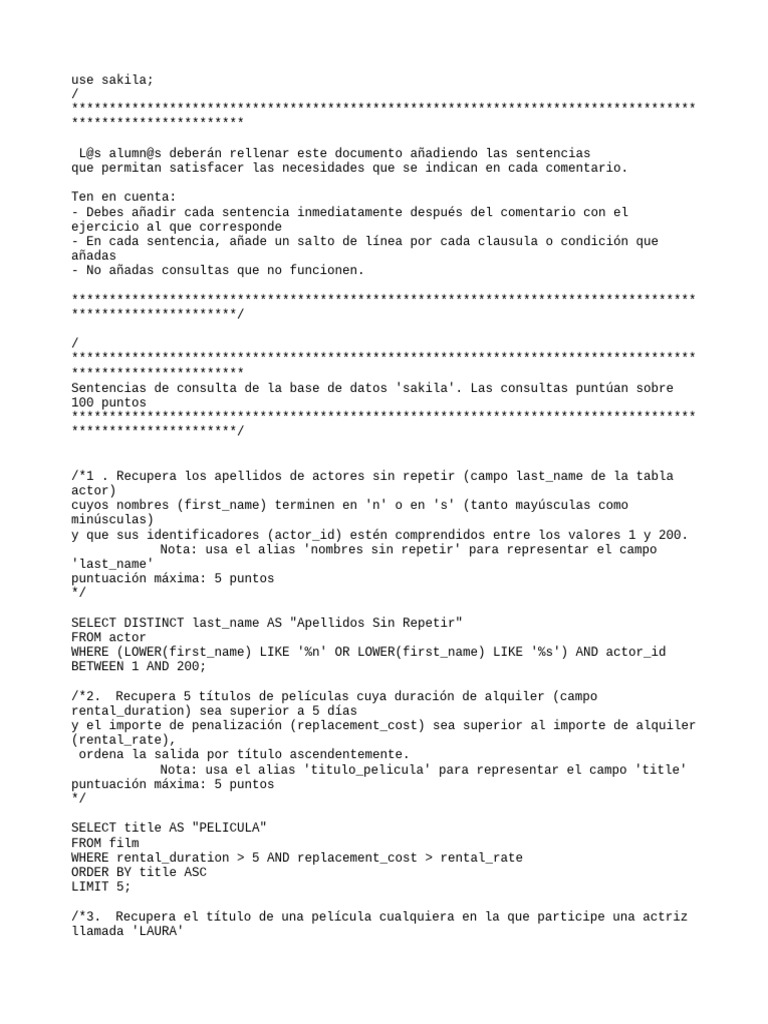 BBDD PARCIAL SELECTs 23-24 GUILLERMOPEINADO - SQL | PDF | Datos de computadora | Recuperación de ...