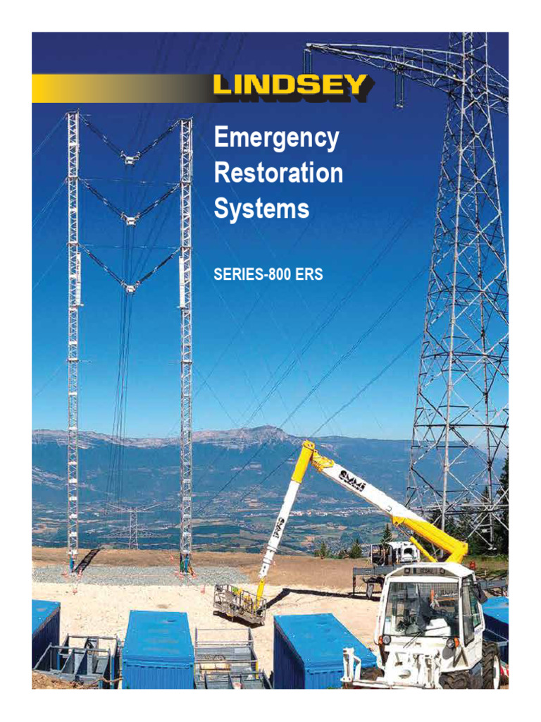 Emergency Restoration System ERS Towers 800 Series | PDF | Helicopter ...