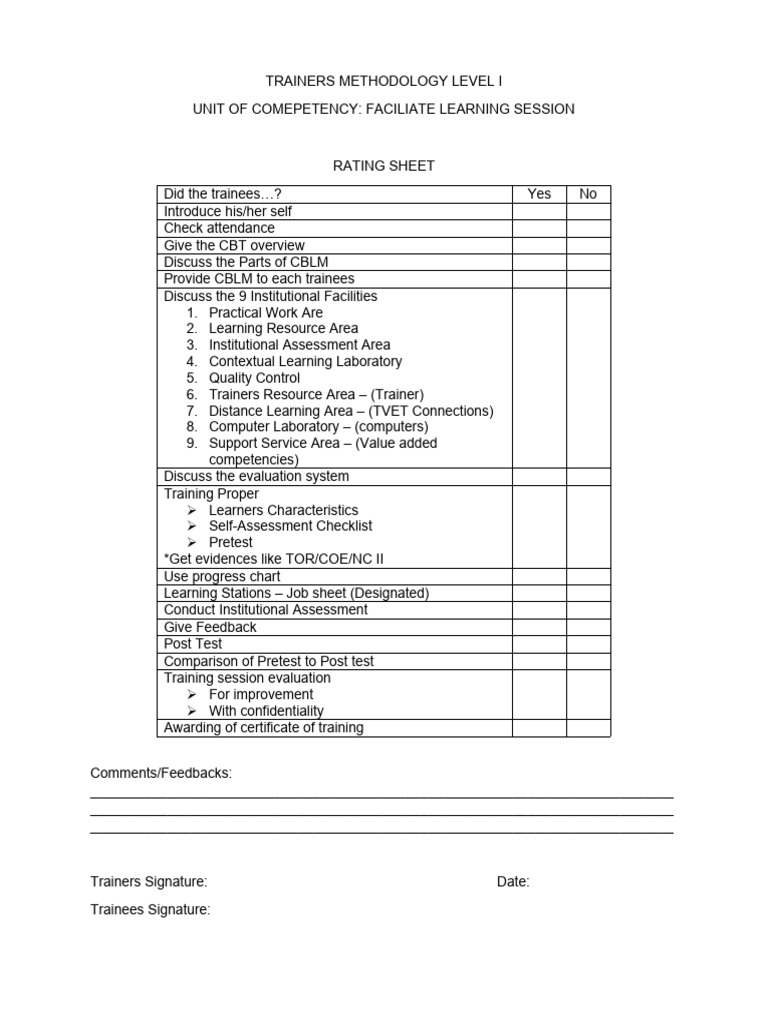 FLS Rating Sheet | PDF | Behavior Modification | Learning