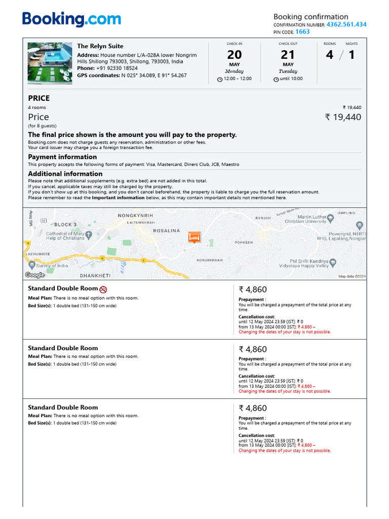 4 Rooms at Relyn 20 | PDF | Payments | Visa Inc.