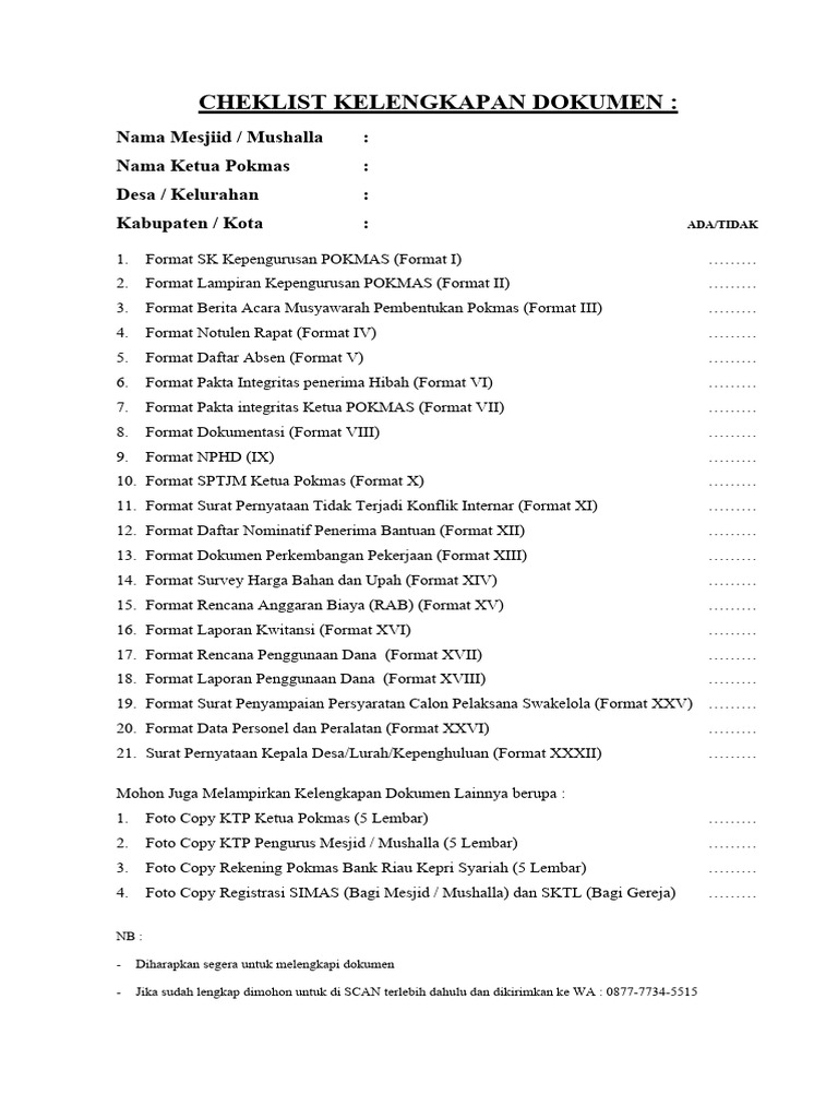 Format Juknis Rumah Ibadah 2024 Ok (Untuk Pengurus) | PDF | Pengelolaan ...
