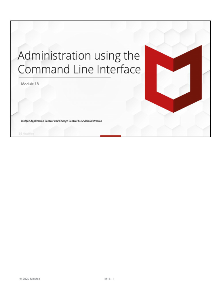 M18-MACC832-CLI Administration | PDF | Command Line Interface | Windows Registry