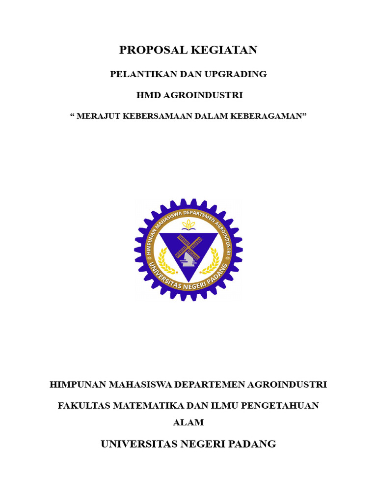 Proposal Upgrading Hmd 2024 | PDF